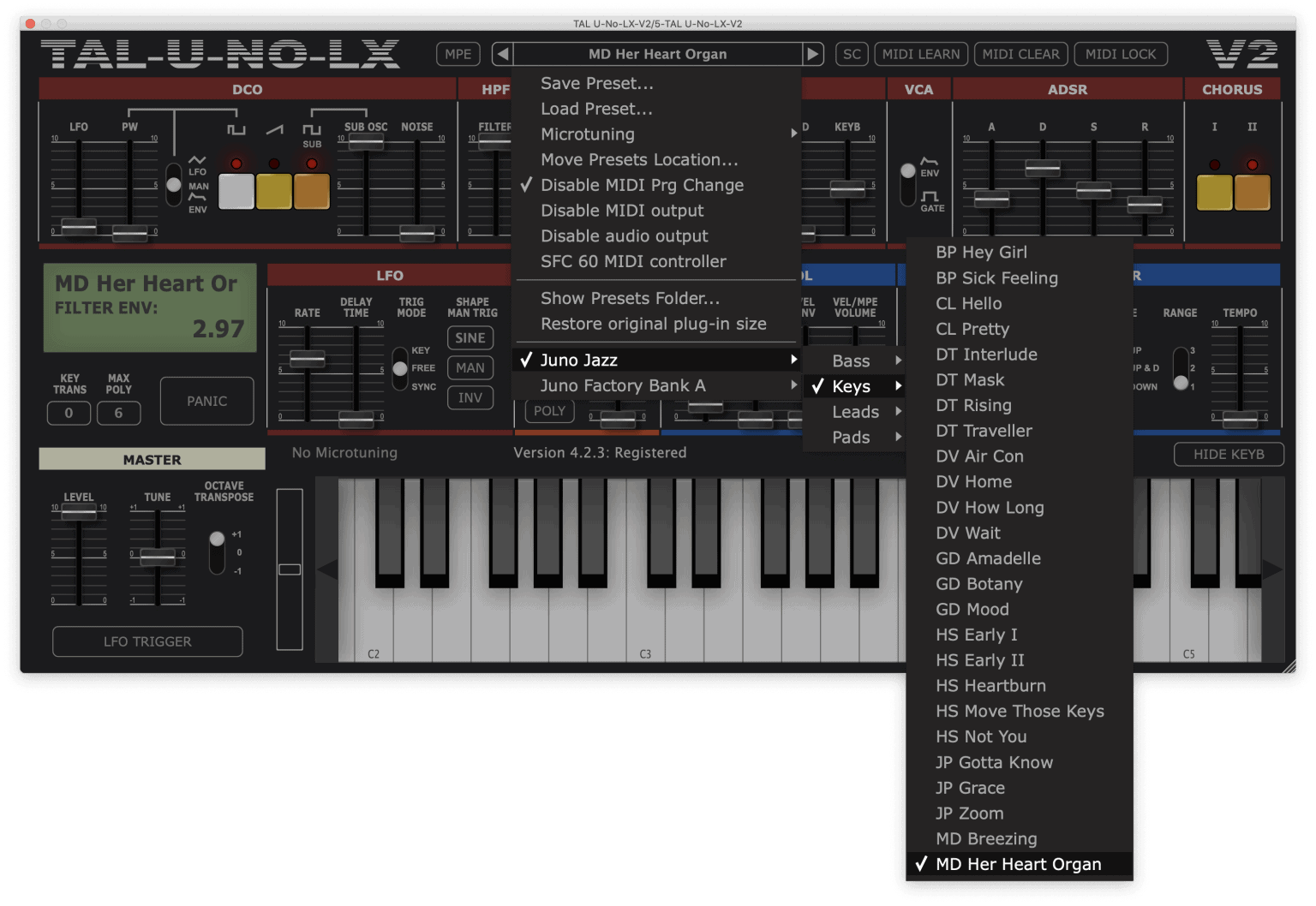 Juno Jazz | Reverb Machine